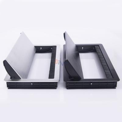China Home Wire Cable Grommet Box Metal Table Hole Cover Power Outlet for sale