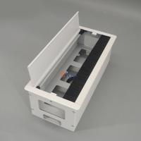 China Rectangular Management Grommet Wire Boxes For Computer Table for sale