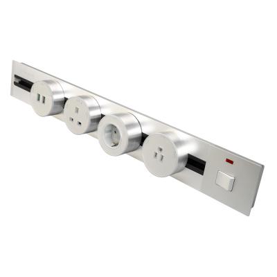 China Removable Power Socket, Concealed Mounting Track And Power Adapter For Commercial for sale