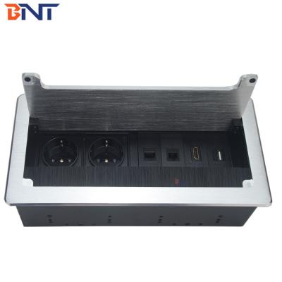 China Boente Spot seconds brush flip up electric brush cable table mount socket outlet for sale