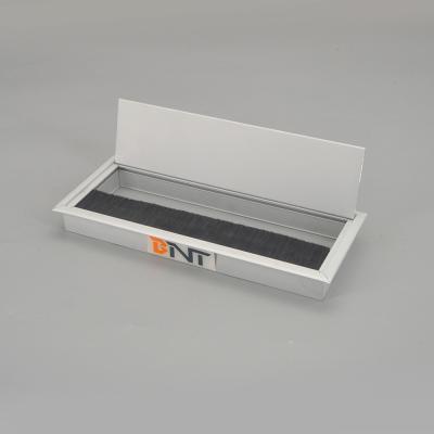 China Aluminum Alloy Cable Grommet Office Desk Cable Cubby Box Grommet Management Box for sale