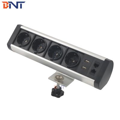 China 240VAC EU Power Desktop Clamp Socket For Office Room for sale