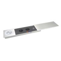 China Multimedia Table Sliding Power Socket With Usb Charging And Wireless Charger for sale