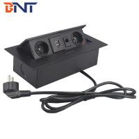 China Modern Hidden Into Office Table Power Data Connection Tabletop Outlets for sale