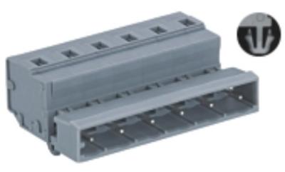 China varón terminal de la abrazadera de la Primavera-jaula con Broche-en la echada del estilo: 7.5mm/0 los 295in en venta