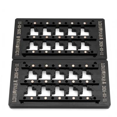 China High Precision Aluminum LCD Soldering Jig Direct Precision Laser Cutting for sale