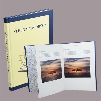 Cina Libro dalla copertina rigida del libro in edizione di lusso della copertina dura di fotografia che stampa Matt Natural Paper in vendita