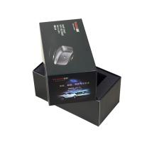 China 150x150mm Custom Printed Paper Boxes , Metallic Paper Packaging with plastic tray for sale