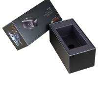 China 150x150mm Custom Printed Paper Boxes , Metallic Paper Packaging with plastic tray for sale