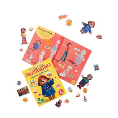 Cina Stampa obbligatoria a spirale dell'autoadesivo dell'etichetta, libro dell'autoadesivo dei bambini della laminazione del film in vendita