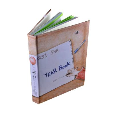 Cina rivestimento lucido del libro con copertina rigida 60gsm di colore pieno di carta di stampa in vendita