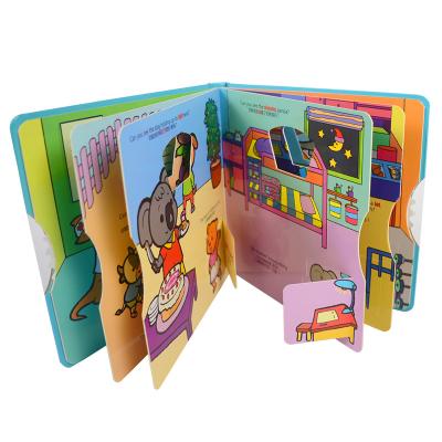 Cina Falda sul libro del bordo della foto che stampa i servizi leganti per il libro del cartone dei bambini in vendita