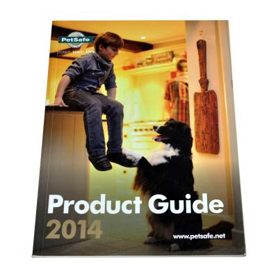 Cina Copertina dura lucida di rivestimento di servizi di stampa dell'opuscolo della carta offset cucita in vendita