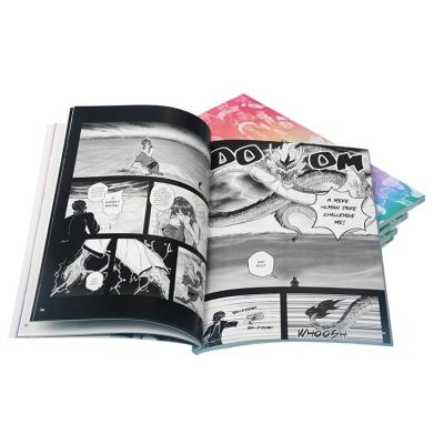 Cina Stampa lucida del libro di copertura molle della carta patinata di C2S, stampa adulta del libro di fumetti di 168x260MM in vendita