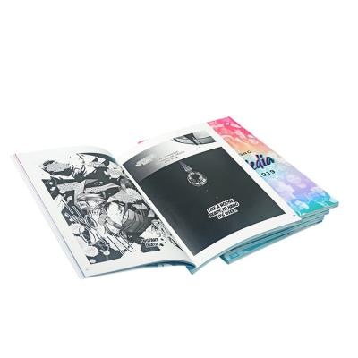 China Paperback Custom Comic Book Printing Hardcover Sewn Binding for sale