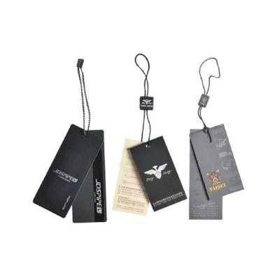 Cina Stampa offset Hang Tag Labels per l'indumento dell'abbigliamento della maglietta in vendita