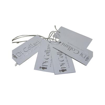 Cina Stampa offset Hang Tag Labels per l'indumento dell'abbigliamento della maglietta in vendita