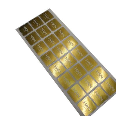 Cina ANIMALE DOMESTICO su richiesta Matt Gold Film della forma del rotolo di servizio di stampa dell'autoadesivo dell'OEM in vendita