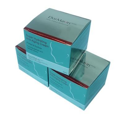Cina Materiale metallico cosmetico caldo d'argento di Logo Paper Gift Boxes 375Gsm della stagnola in vendita