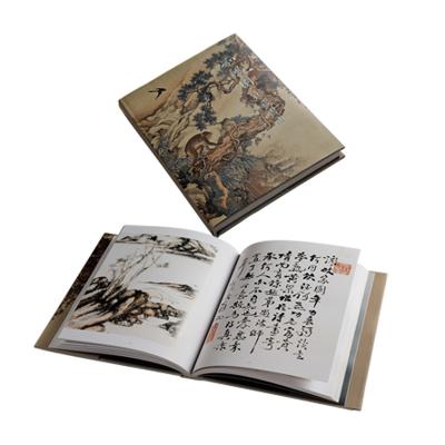 Китай смещенная книга в твердом переплете печатая материал крышки хлопко-бумажной ткани с рукавом продается