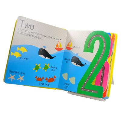 Cina servizio di stampa duro impermeabile del libro del bordo 7inch a richiesta per i bambini conoscitivi in vendita