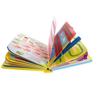 Cina servizio di stampa duro impermeabile del libro del bordo 7inch a richiesta per i bambini conoscitivi in vendita