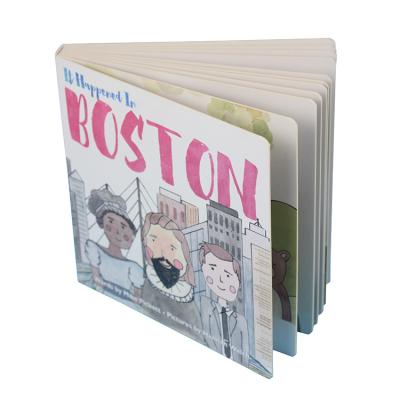 Cina la farfalla di stampa del libro del bordo della foto 700gsm che lega il film lucido di CMYK ha laminato in vendita