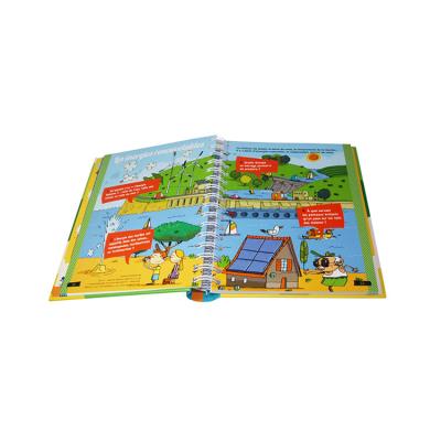 China Hardcover Spiral Bound Book Printing , Metal Coil Spiral Binding Books Services for sale