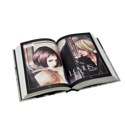 Cina Grippaggio perfetto di servizio di Manga Soft Cover Book Printing di colore pieno A4 in vendita