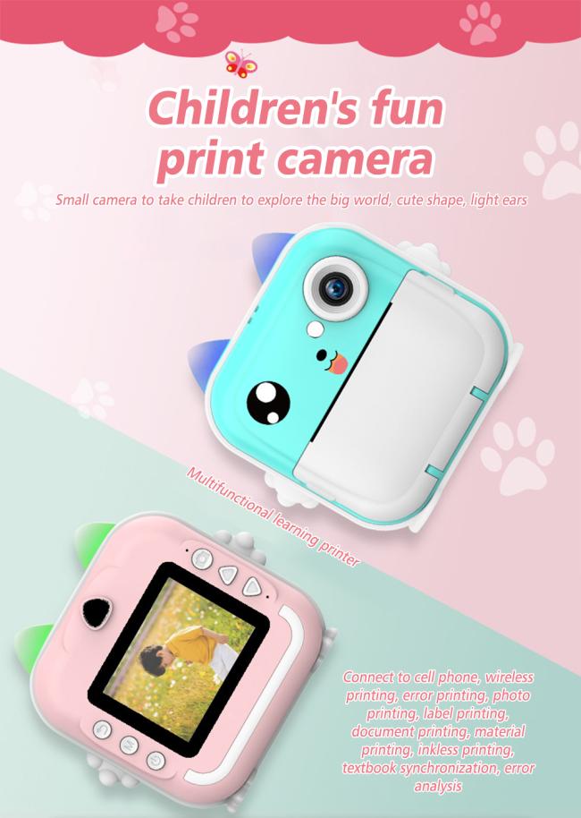 X11S Mini Dual Lens Kids Camera 1080P Bunny Cartoon Children Camera Adorable Toy Kids Selfie Digital Camera As Gift Prize