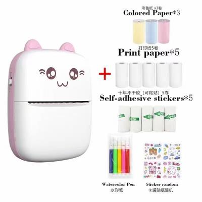 China C9 Bluetooth Mini Thermal Printer Portable HD Wireless Printing Self-adhesive Paper for Label/Picture/Photos/Receipts/Notes/List for sale