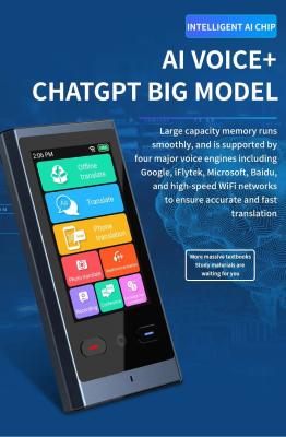 China Z9 Intelligent Voice Offline Translator 137 Languages Accurate Translation Vietnamese Turkish Czech Polish Translation for sale