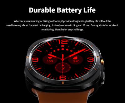 China AMOLED W7 Ultra Rugged Wireless Charging Smart Watch 3D Menu Ai Dail SOS Function for sale