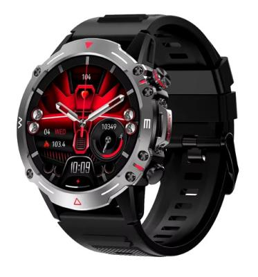 China 1.43inch HK87 Smart Watch 410mAh Battery AMOLED NFC ECG Monitor for sale