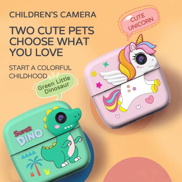 Quality Cartoon Childrens Waterproof Camera Instant Printer Autofocus 2400W for sale