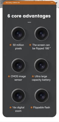 China High Definition Selfies Y5000 Digital Video Camera 16x Zoom Entry-Level 50 Million Pixel for sale