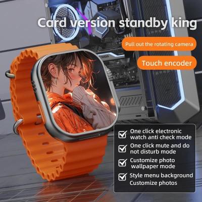 Китай CD12 Touch Encoder Smartwatch 2,26 дюймовые Amoled Smart Watch 180° вращающаяся камера 2080Mah батарея GPS WIFI Глобальный звонок продается