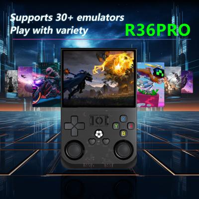 China Open Source R36 PRO Retro Handheld Videospielkonsole Linux System 3,5 Zoll IPS-Bildschirm Portable Spielkonsole zu verkaufen