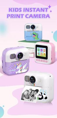 Cina Fotocamera digitale HD fai da te per bambini 1080P 48MP Instant Thermal Print Photo Label in vendita