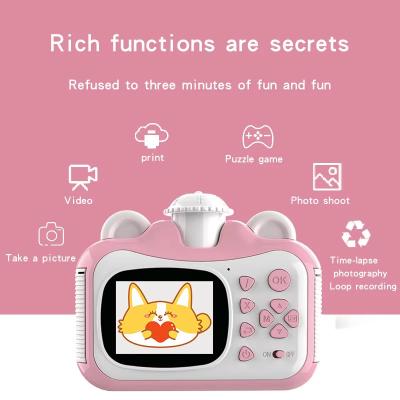 Cina Fotocamera digitale portatile per bambini 1080p HD con stampa termica con batteria da 1200mAh in vendita