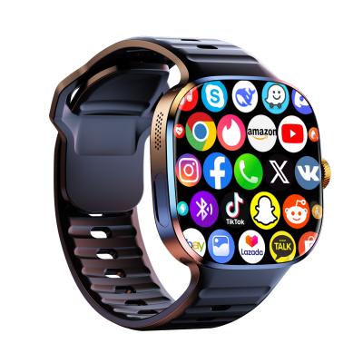 China 2025 M99 4G SIM Card Smart Watch As a Mobile Phone Support Phone & BT Call NFC GPS Deepseek Youtube Tiktok Whatsapp Smart Watch for sale