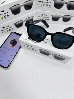 China V1 Pro Fashion Smart Sunglasses UV Protection Music Player HD Phone Call Open Ear BT Headset Outdoor Sports Smart Sun Glasses for sale