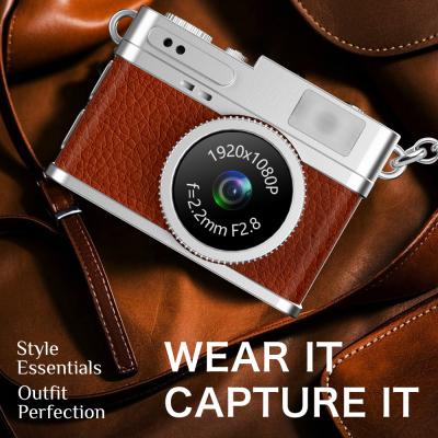 China New 1080P HD Video Recorder Lanyard KeyChain Mini Digital Camera Pocket Nano Video Camera Kids Retro Camera for Travel for sale