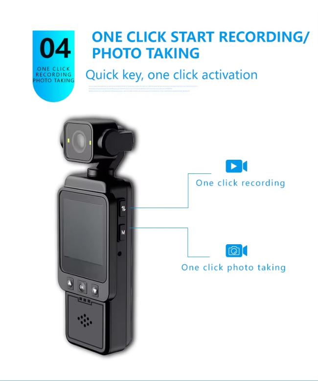 Camera mounted with back clip attachment