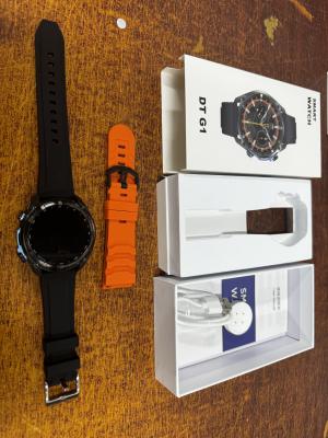 China Watch DT G1 Multifunctional BT Call Sports Watch GPS Track Compass 5ATM Waterproof Heart Rate Fitness for sale