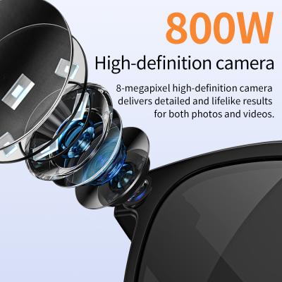 China Nuevas gafas inteligentes V3 con lentes dobles, micrófono y altavoz incorporados en venta