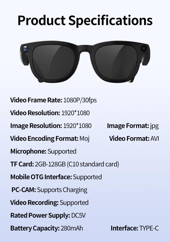 Smart Glasses V3 included accessories