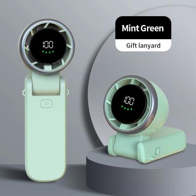 China Handheld Mini Fan 5000mAh Battery Portable Rechargeable Fan for sale