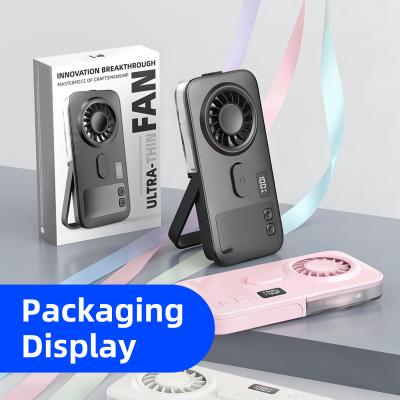 China USB Rechargeable P1 Neck Fans Portable With Digital Display Wearable Fan for sale