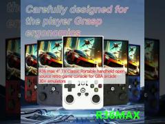 R36 MAX 4‘ Tv Classic Portable Portable Open source Game Console Retro voor GBA Arcade 30+